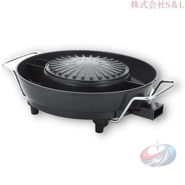 【商品詳細】電源・電圧：100V　50/60Hz・ 消費電力：1400W本体サイズ(mm)：幅455(取っ手含む)×奥行370×高さ130・ 本体重量(kg)：2.4温度調節・弱：80?140℃・中：140?180℃・強：180?230℃・...
