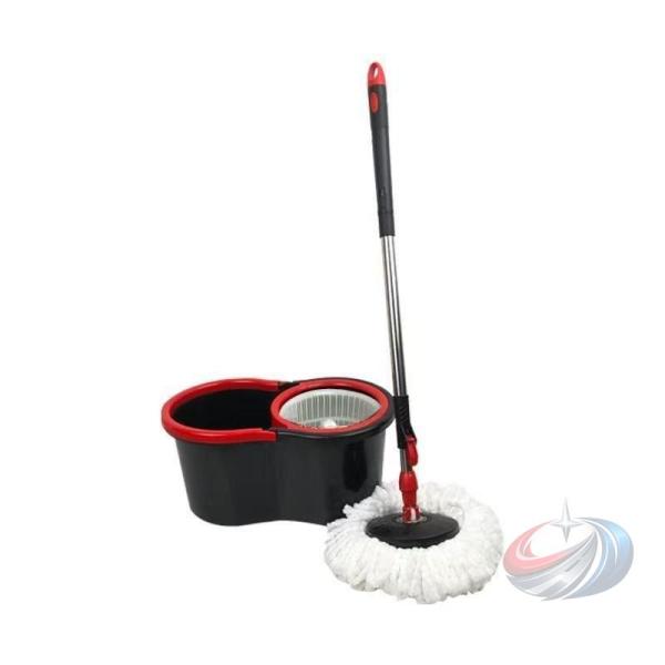 【商品仕様】材質：PP、スチール、マイクロファイバー 他 サイズ(バケツ)：(約)45cm*26cm*23cmモップは十分に広げてお使いください。モップ交換時はモップ部分を足で踏んで柄が可動する方向から90°方向に軽く倒してください。伸縮で...