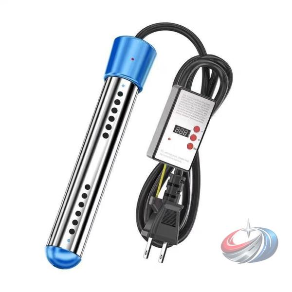 高速暖房 110V 1500Wの電力で5ガロンの水を数分で暖めることができます。ヒーターを挿入する前に、ヒーターが完全に水に浸っていることを確認してから、使いやすい電源を接続してください。安全で便利 湯沸しヒーターには自動シャットダウン機能...