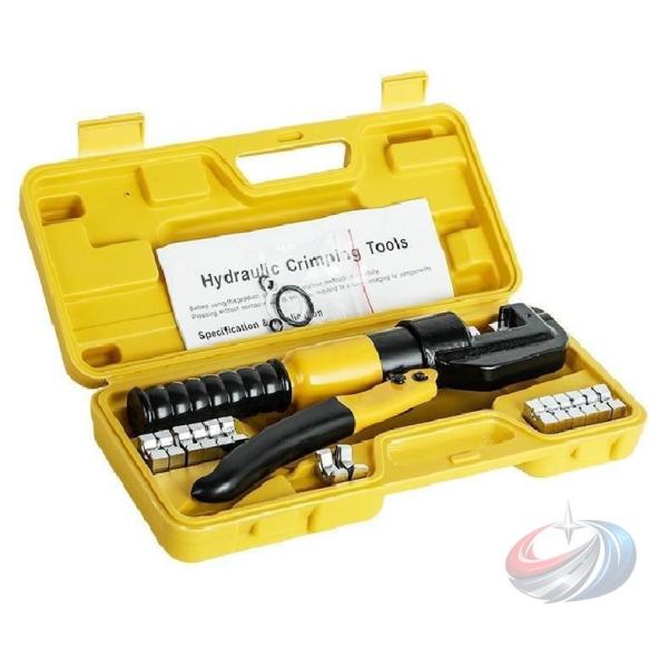 【仕様】12AWG?2/0AWGサイズの銅線とアルミ線を圧着します。圧着範囲は4?70mmです。最大圧着力：10トン。使用される六角ダイ：4、6、10、16、25、35、50、70mm2、耐久性のあるプラスチックの箱が付属しており、仕事でそ...