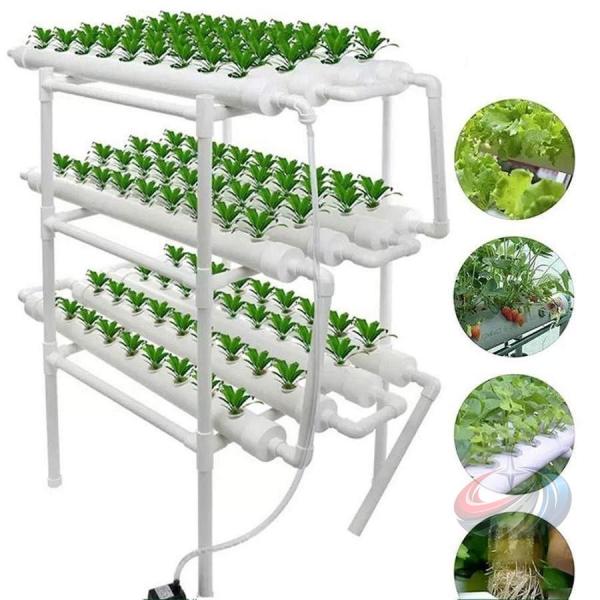 材質：この製品は、食品グレードのPVCパイプで作られています。壁の厚さ：2.0 mm、変形しにくく、耐腐食性、耐久性があり、美しいパイプの直径：63 mm、根が成長するのに十分なスペースを提供できます。ご注文が確認された後、自動循環システム...