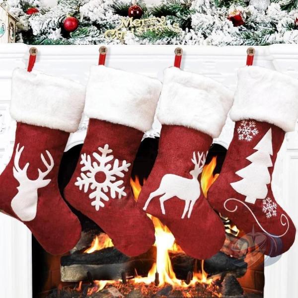 クリスマス 飾り クリスマスの靴下 飾りストッキング おしゃれ 安い デコレーション オーナメント クリスマス用品 お祝い おもちゃ イベント 置物 プレゼント パーティーグッズ 雑貨 玄関 置物 クリスマスツリー ドア※サイズ表記は目安で...