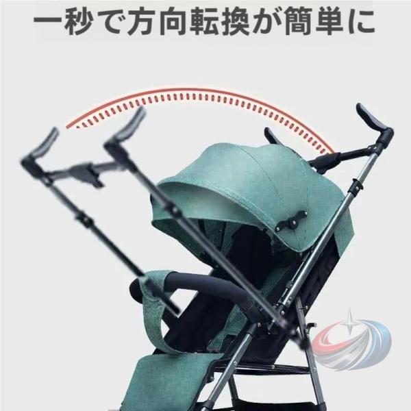 サイズ：44ｘ49ｘ66ｘ97CM折りたたみ：70ｘ25CM特徴：双方向推進/片手で車を収める/座っても横になってもいい/ポケット付き/5点シート生後１ヶ月から36ヶ月まで使える軽量ベビーカー！1台を長く使いたいという人におすすめです！片手...