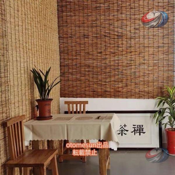 使用と設置が簡単：屋内と屋外に設置でき、必要なハードウェアが全て含まれており、数分で取り付けることができます。70%半透明ロールカーテン：自然な植物の香りとフィルター効果があるので、家のデコレーションに柔らかさを加え、ラウンジで夏のそよ風を...