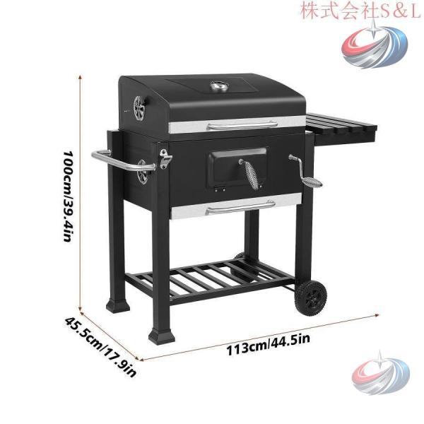 バーベキューグリル 屋外 大型 キャンプ バーベキューコンロ 台 5~20人用 アウトドア用 蓋付き カバー付き