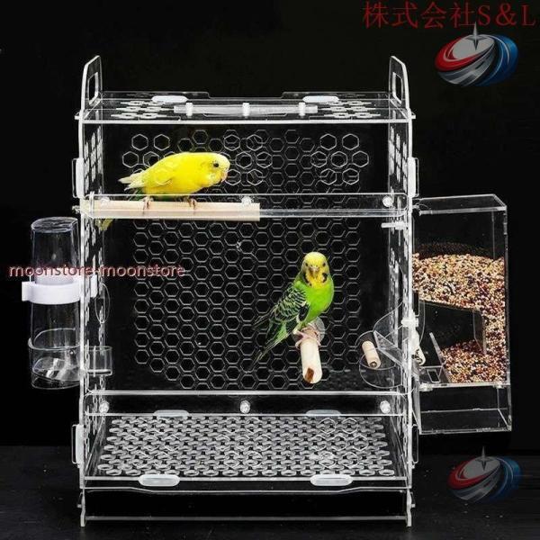 説明:製品カテゴリ: 空のケージ (うちトレイ) ・鳥ケージ: 1 空のケージ・ 1 自動水供給装置・ 1 自動マグネットフィーダー・ 2 スティック。素材: アクリルサイズ: すべて約: L25 × W20 × H35CM ・対角径: 2...