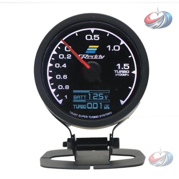 ブースト計 ゲージ 液晶デジタル ディスプレイ 60ミリメートル レーシングメーター