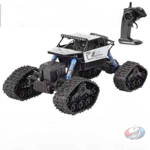 4輪駆動リモコンカー：キャピラリー式タイヤを採用し、泥道、雪の上、芝生などの地形にも対応できます。強力モーターにより強いパワーが提供できるため、最大20km/hの速度を実現できます。子供と大人両方とも最適、素晴らしい体験になれます。充電式：...