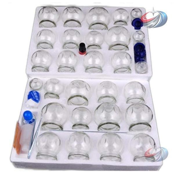 ※商品にはカッピング器具のみ含まれており、精油は付属しません。マッサージ・アロマ カッピング肥厚TCMカッピング真空カッピングデバイス世帯34缶防爆ガラス吸湿タンク美容サロンスペシャルセット