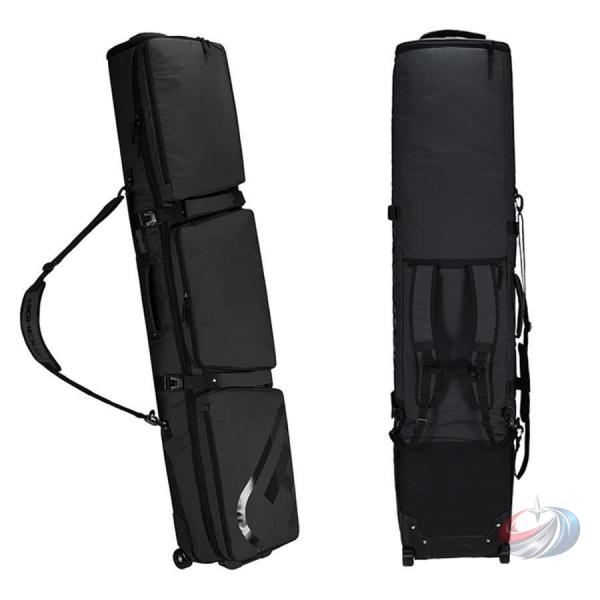 防水 スノボ バッグ リュック ケース スキーブーツ バッグ リュック可能) 耐低温コーナーホイール バックパック ウェア、板、ブーツ、アクセサリーなど収納可 15