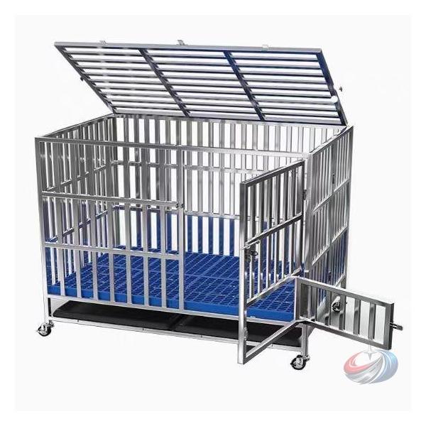 犬用ケージは頑丈な耐食鋼製で、傷がつきにくく、表面に毒性がないため、犬の健康を維持し、防錆性に優れています。強い犬のために設計された鋼管の設計は、より噛み付きに強く、犬用ケージの耐久性を高めています。着脱式の車輪で安全性に影響を与えることな...