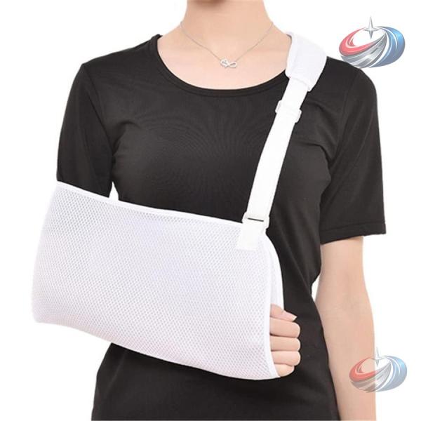 デザイン：左または右の肩と腕にフィットします。 アームスリングは、通気性、軽量性、耐久性に優れた高品質の合成メッシュ素材で作られています。 夏に適していますワンサイズ：ワンサイズですべてに対応。 手首の袖口とショルダーストラップで、個々の状...