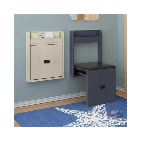 超薄型デザイン：厚さわずか8CM、特に省スペース、壁際で見えない、開閉が簡単、収納に便利です。高品質の天然木：細かい研磨加工、滑らかで丸みを帯びたエッジ、頑丈で150kgの荷重に耐えることができます。快適な座り心地：適度な高さ、人間工学に基...