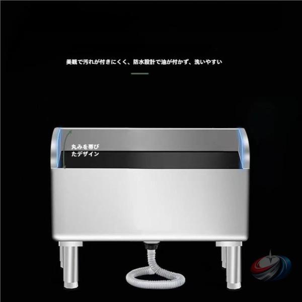 業務用フロアモップシンク、304ステンレススチール大容量フロアスタンドモップサービスシンク、大口径排水穴とパイプ付き、キッチン/レストラン/ビジネス/ガレー