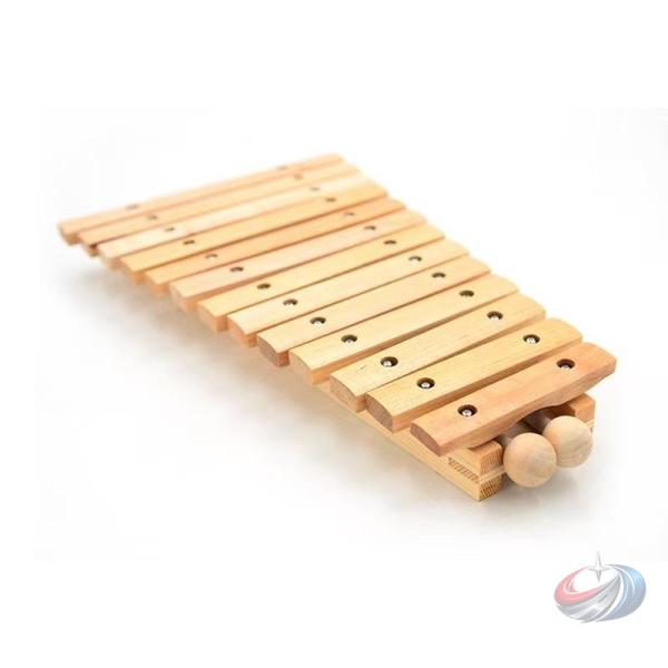 木琴 子供のためのミュージカルキソロフォン器具ピアノの木の楽器2槌で子供の音楽教育のおもちゃ 子供用 (42*20*13cm)