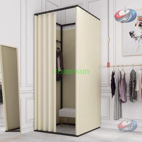 手軽に設置できる組み立て式組み立て式なので工事不要で手軽に設置できます。また軽量（約8kg）なので組み立てた後の移動も可能です。厚みのあるカーテン生地透けにくい厚みのある生地を使用しています。カラーはシンプルな3色ホワイト・グレー・ブラック...