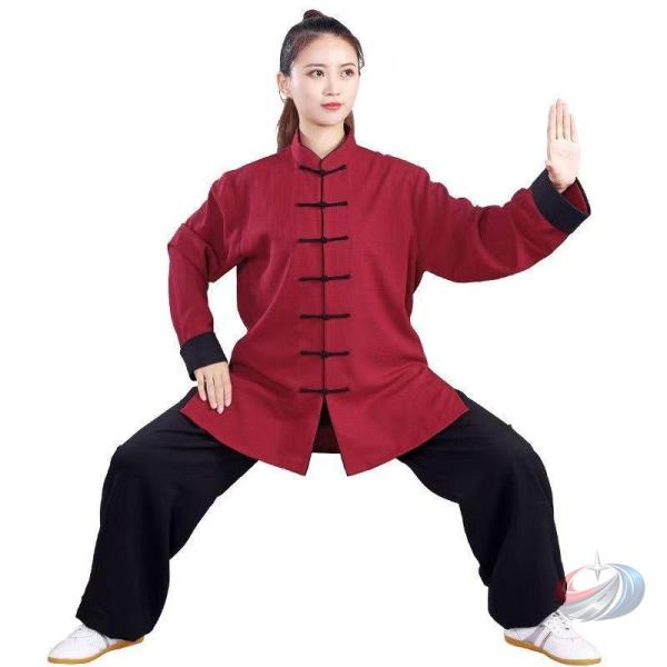 太極拳ウェア メンズ￥/レディース 太極拳服 セットアップ 表演服 練習着 カンフー服 演武用服 拳法 太極拳 上下セット 男女兼用 7色 秋 冬