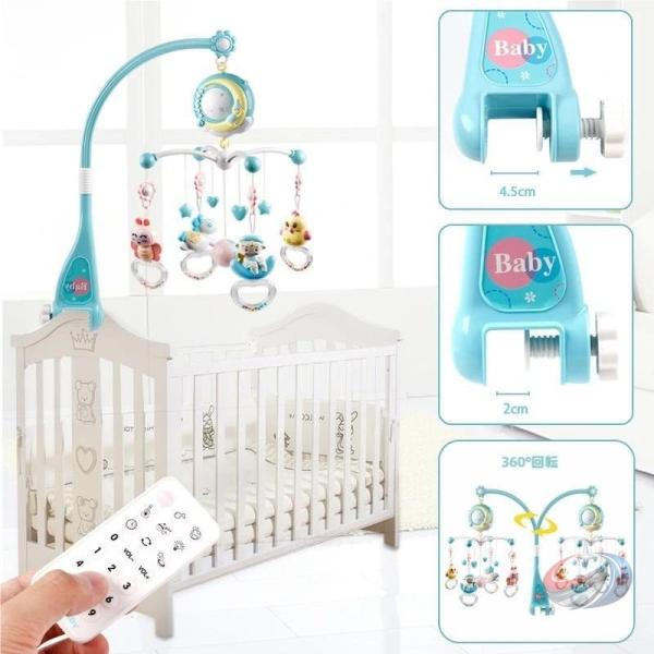 【ベビーメリー】4つの音楽モードがあります：150の子守唄、10の楽器の音、10の子供の歌と5の大自然モード。 音量は調整可能です。組み立て方法も簡単です。 【投影モードとLED Light】投影には4種類あり、画像は時間とともに回転します...