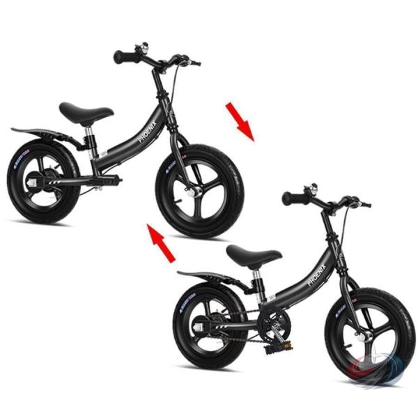 【3 in 1】：幼児用バランスバイクから子供用自転車に切り替えるのにかかる時間はわずか50秒で、非常に簡単です。2人の子供の間で、興味に応じていずれかのモードを使用し、子供のバランスを取り、同時に子供の体の反応をトレーニングできます。【ハ...