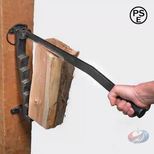 薪割り 薪割り台 壁掛け 薪スタンド 薪割りクサビ ネジ付き薪薪割り機 - ウッドカッター 中庭用ウッドスプリッター アウトドアキャンプ アウトドアマニュアルウ