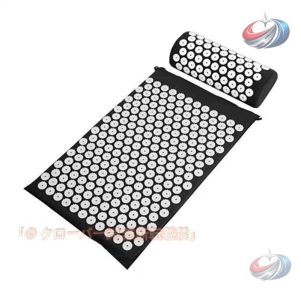 就寝前に使用を改善する残り性のある泡マットは分にあなたの、と異なり多くマットのみカバー背中、このセットは枕ネックとよりホックためツボでカバー疼痛緩和。マッサージクッションや首枕 - 指圧マッサージマットは、筋肉の緊張を解放する、綿100％と...