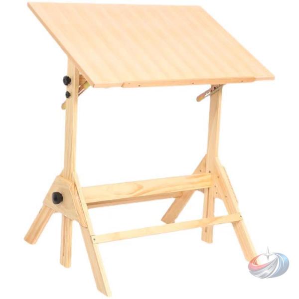 *頑丈で安定した構造：頑丈なパインウッドで手作りされており、頑丈で動きのない卓上で作業できます。クロスサポート設計により、横方向の動きがなくなり、ぐらつきのない描画デスクが作成されます。 2本の強いサイドレッグがトップを支え、ぐらつきを防ぎ...