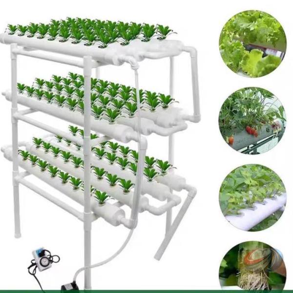 材質：この製品は、食品グレードのPVCパイプで作られています。壁の厚さ：2.0 mm、変形しにくく、耐腐食性、耐久性があり、美しいパイプの直径：63 mm、根が成長するのに十分なスペースを提供できます。ご注文が確認された後、自動循環システム...