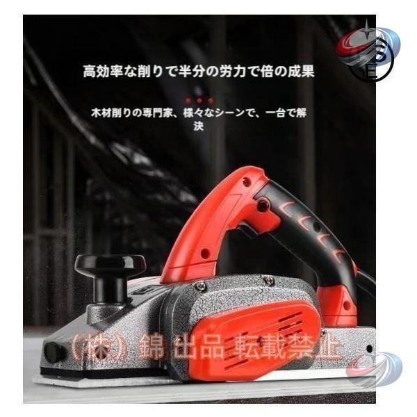 【充電式電気カンナ 】：切込深さ調節。 商品のサイズ（29*17*17cm）小さくて軽く、持ち運びが簡単で、長期間使用しても疲れません。