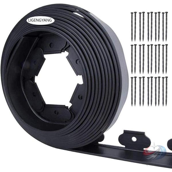 風景ガーデンエッジジングキット 境界線用 ランドスケープエッジングキット ブ 業務用 ガーデン 根止め芝止め見切り材エコエッジング