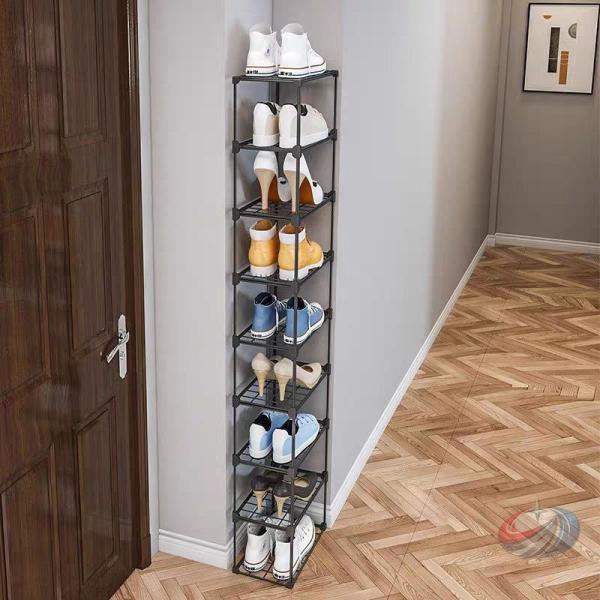 【スリムなのに大容量収納】奥行き22CMとスリムなので、限られたスペースの玄関でも、空間を圧迫せずにたくさんの靴を収納できます。扉や壁がないので通気性も良く、湿気やニオイがこもりません。大人の靴は7足も収納できます【分割可能】2段ずつで分割...