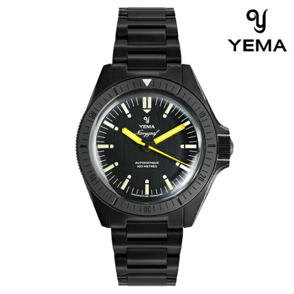 26年6月発売予定 予約受付中 正規品 イエマ ネイビーグラフ ファントム 数量限定 フランス製 自動巻き メンズ 腕時計 21.26.10.66.SNL.M6 YEMA Navygraf Phantom アナログ ブラック 黒 ◆YEMA...