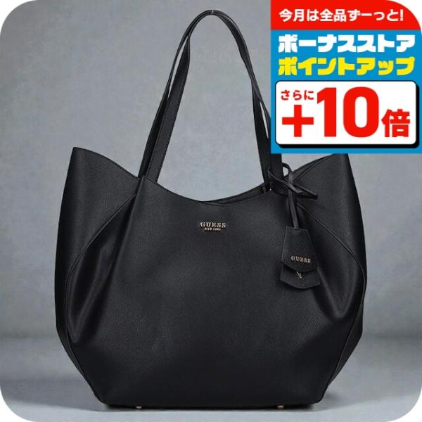 ゲス トートバッグ レディース ブランド AMORETTE 2 In 1 Tote バッグ BG789824 GUESS BLACK ◆GUESS（ゲス）は1981年、マルシアーノ兄弟によってアメリカで誕生したファッションブランドです。ヨー...