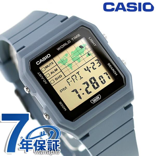 7年保証キャンペーン カシオ チープカシオ CASIO クラシック クォーツ 電池式 クォーツ 電池式 ユニセックス 腕時計 LF-30W-2ADF CLASSIC デジタル ブラック ブルー ◆世界地図を時計にデザインしたユニークなモデル...