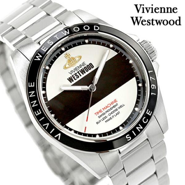 ヴィヴィアン ウエストウッド ブラックウォール メンズ 腕時計 VV293BKSL Vivienne Westwood The Blackwall アナログ ブラック ホワイト 黒 ◆1971年にロンドンで誕生したヴィヴィアン・ウエストウッ...