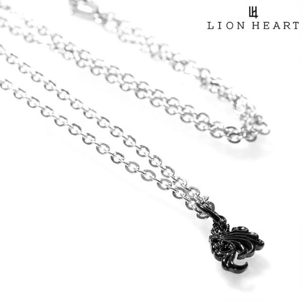 正規品 ライオンハート ネックレス メンズ ブランド アクセサリー 小豆 04N134SM LION HEART ブラック シルバー ◆LION HEART（ライオンハート）は、常に変化を恐れず 新たな価値観をシェアし続けるアクセサリーブラ...