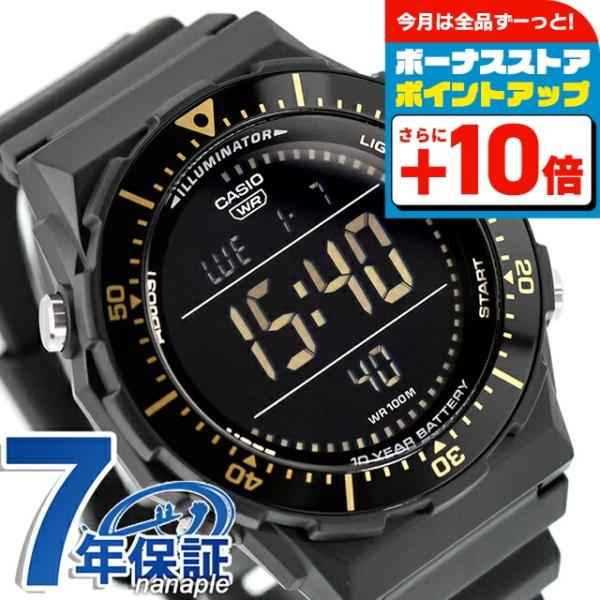 7年保証キャンペーン カシオ チープカシオ CASIO STANDARD スタンダード 海外モデル クォーツ 電池式 メンズ 腕時計 AE-1700H-1BVDF デジタル ブラック ◆ 見やすいワイドディスプレイと回転ベゼルを備えた多機能...
