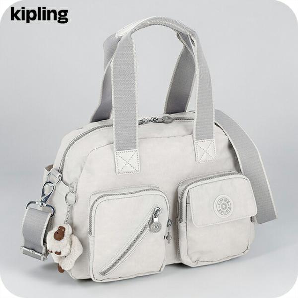 キプリング ショルダーバッグ レディース ブランド KI25000NR COOL FOG Kipling ライトグレー ◆Kipling（キプリング）は、1987年にベルギーのアントワープで誕生したバッグブランドです。いつも前向きな姿勢で生...