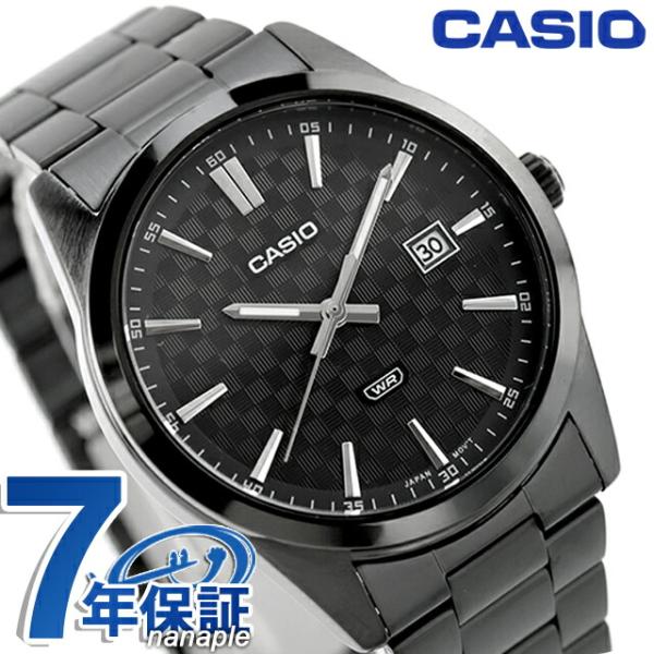 7年保証キャンペーン カシオ チープカシオ CASIO スタンダード クォーツ 電池式 海外モデル クォーツ 電池式 メンズ 腕時計 MTP-VD03B-1ADF STANDARD アナログ ブラック ◆シンプルでスタイリッシュなアナログ時...