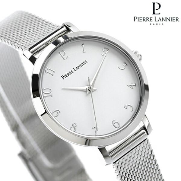 正規品 ピエールラニエ シュケット フランス製 レディース 腕時計 P046H600M Pierre Lannier CHOUQUETTE アナログ ホワイト 白 ◆ピエール・ラニエ社は、1977年にフランス、ストラスブルグ市近郊に創設され...