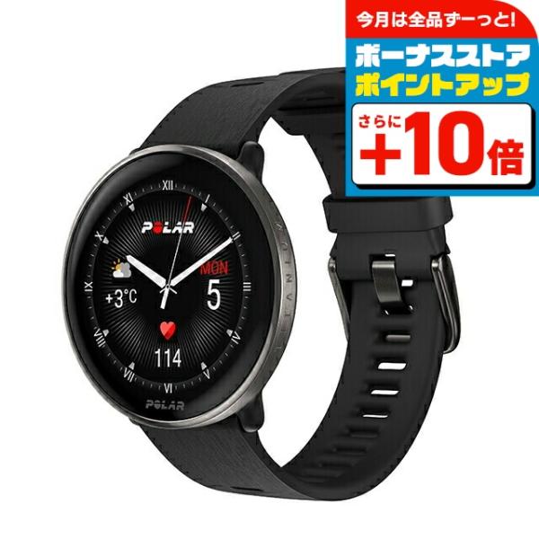 正規品 ポラール Bluetooth 充電式クオーツ ユニセックス Bluetooth スマートウォッチ 900110027 ポラール IGNITE 3 Titan S-L Bluetooth オールブラック 黒 ◆フィンランドで設立された...