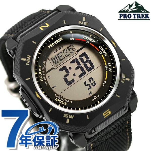 7年保証キャンペーン プロトレック PRO TREK Climber Line 海外モデル タフソーラー（ソーラー充電システム） メンズ 腕時計 PRG-69B-1DR デジタル ブラック ◆ PRO TREKデジタルライン初の角型ケースを...