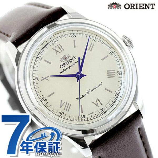 正規品 7年保証キャンペーン 送料無料 オリエント クラシック バンビーノ 日本製 メンズ 腕時計 RN-WK0003G ORIENT CLASSIC Orient Bambino 38 アナログ アイボリー ブラウン ◆オリエントバンビー...