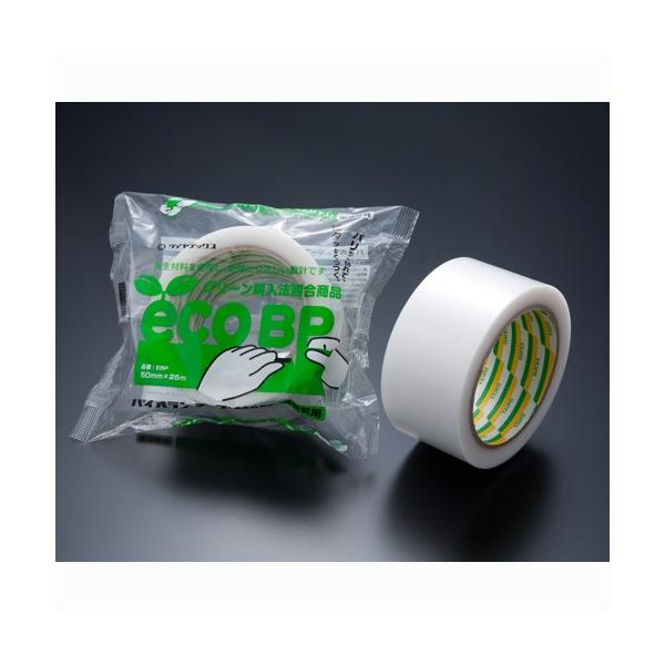 JAN 4967529535085 【ダイヤテックス】梱包用テープ 軽包装パイオラン【ecoBP 50mm×25m クリア 】