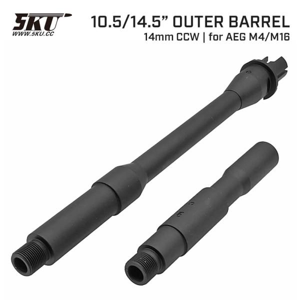 社外デルタリングを使用するハンドガードを組み込む場合の必須アイテム！10.5inch、14.5inchの選択式！あとでハンドガードを付け替えたいときでも簡単にカスタム可能。アルミCNC切削加工で高品質&amp;軽量。バレル口径の刻印も超リア...