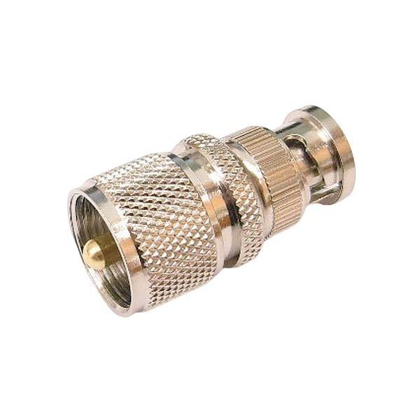 UHF側のインピーダンスは規定されていません。M側のインピーダンスは50Ωです。世界中で広く使用されているインチピッチの汎用品ですから安価で安定的に供給することができます。（準処規格：IEC 169-12）