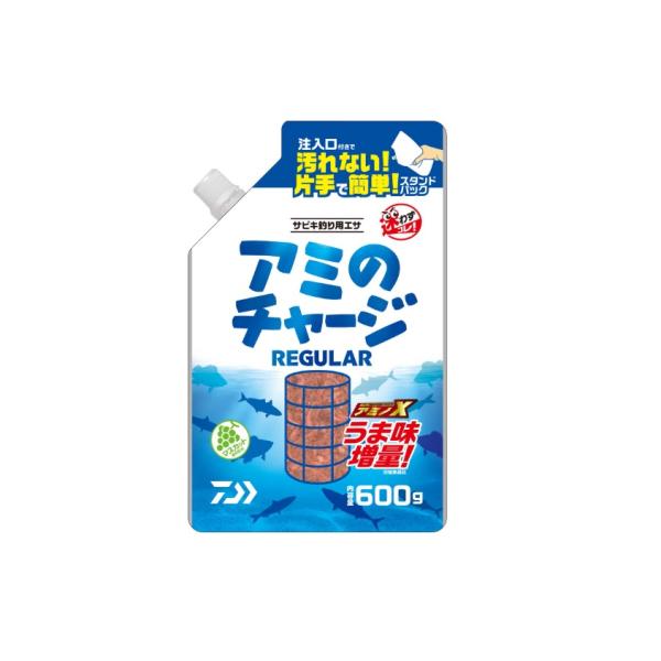 手が汚れず扱い易いサビキ用コマセエサ（常温タイプ）サビキ釣り用エサ。常温保存。使いたい時に解凍不要で、すぐに使える。スタンドパック。片手で持ちやすく使い易い。注入口付き（口径が小さめ）。手を汚さずに、コマセカゴに充填しやすい。アミノX配合。...