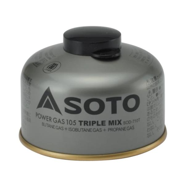イソブタン、ノルマルブタン、プロパン配合のパワーガス刻一刻と状況を変える自然環境にも対応するパワーガスです。SOTO製品のOD缶専用燃料器具を支えるガス燃料です。