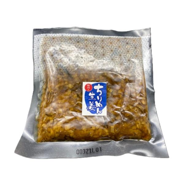 国産のちりめんじゃこと刻み生姜を、醤油ベースの甘辛い味付けで丁寧に炊き上げた佃煮です。?ちりめんの旨味と生姜の爽やかな香りが絶妙に調和し、ご飯のお供やおにぎりの具材として最適です。?また、冷奴やパスタのトッピングなど、さまざまな料理にアクセ...