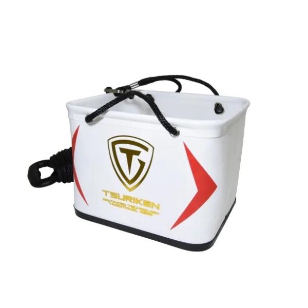 一気に大量汲み上げ！全てにおいて便利な大容量モデル全てのシーンで違い歴然！最大約７．５リットルを一度に汲み上げ可能堅牢性抜群！底面強化加工によりハードな磯でも安心使いやすさが違う！ロープ部に内蔵されたウエイトにより着水後は素早く水が汲める！...