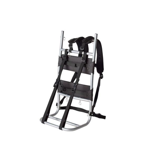 登山・釣り・キャンプなどの重い荷物の運搬に！サイズM(D×W×H):230×320×640mmカラー：シルバー耐荷重：約20kg